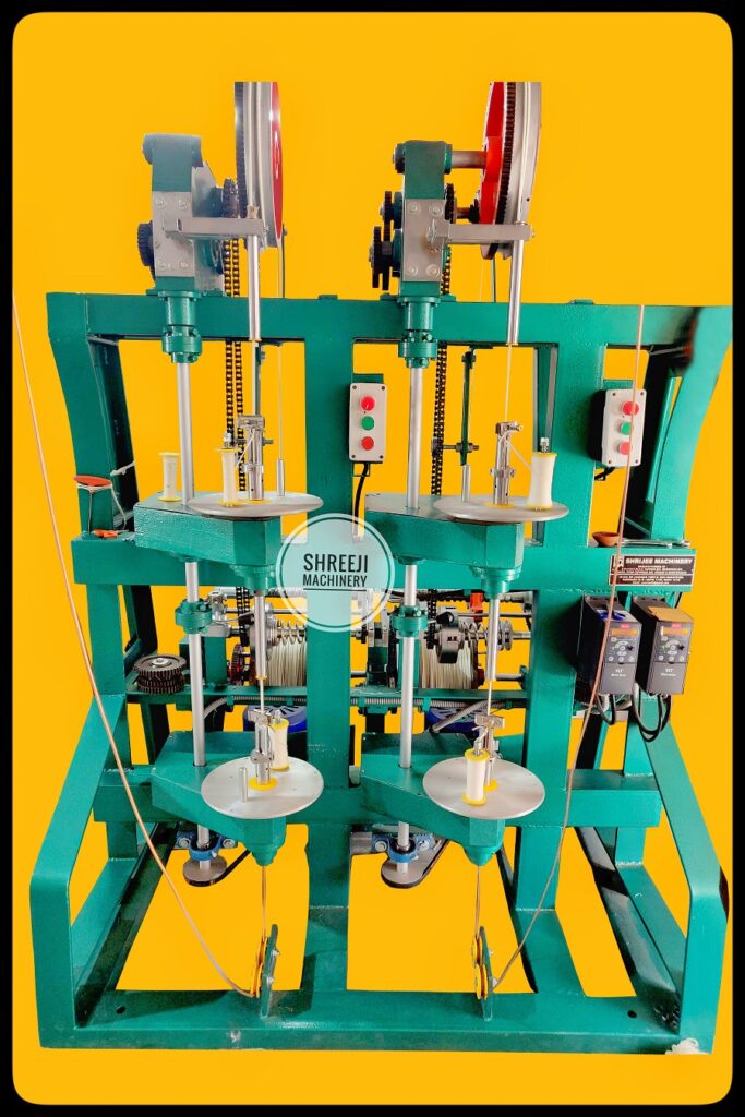 Double Cotton Covering Machine – Shreeji Machinery, D.P.C Stripe ...